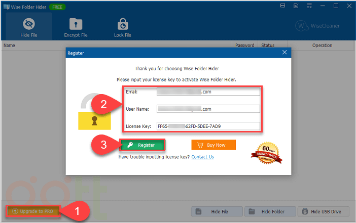 Wise Folder Hider PRO Key Bản Quyền Miễn Phí 2024