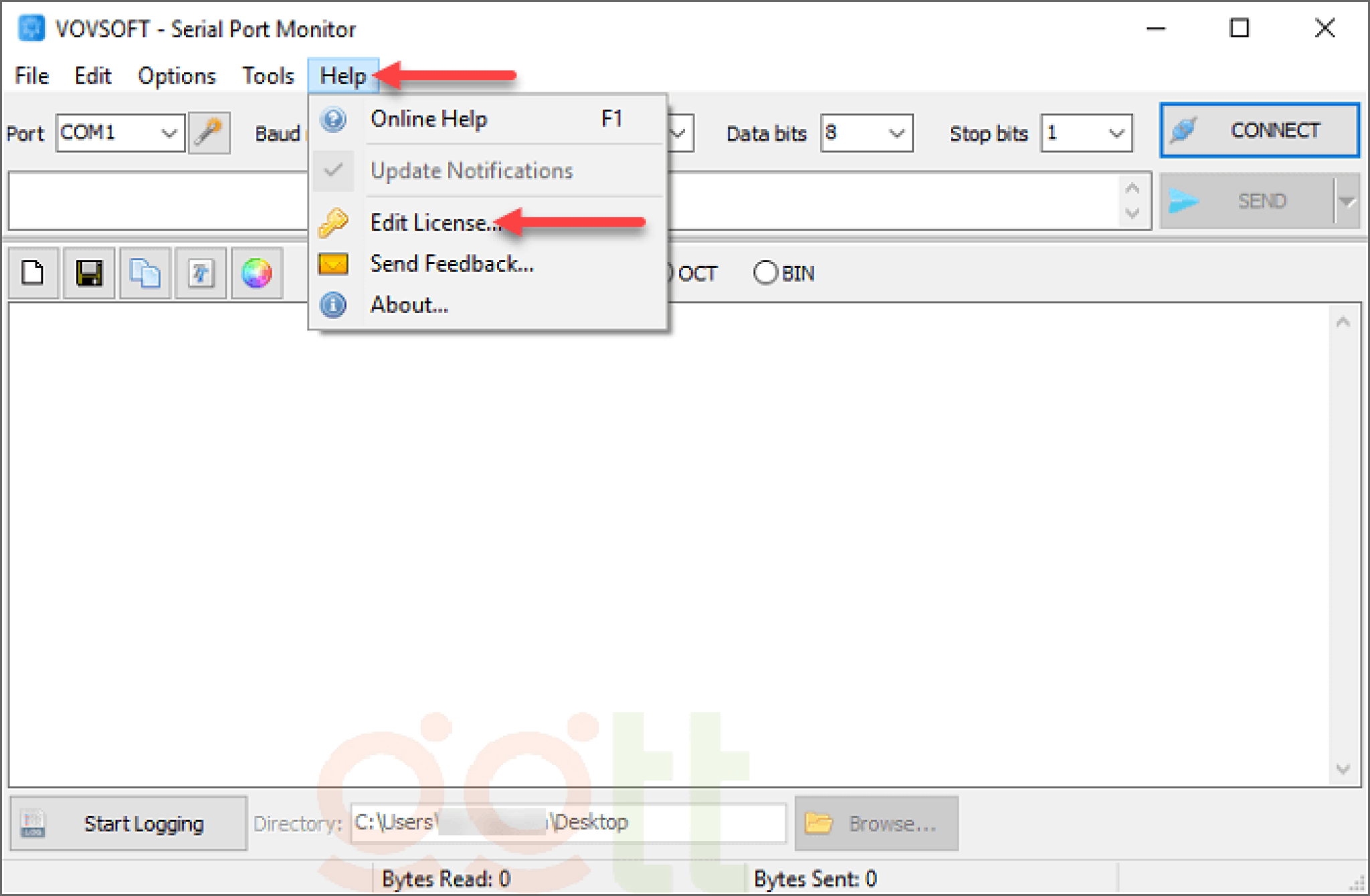 Vovsoft Serial Port Monitor Key Bản Quyền Miễn Phí